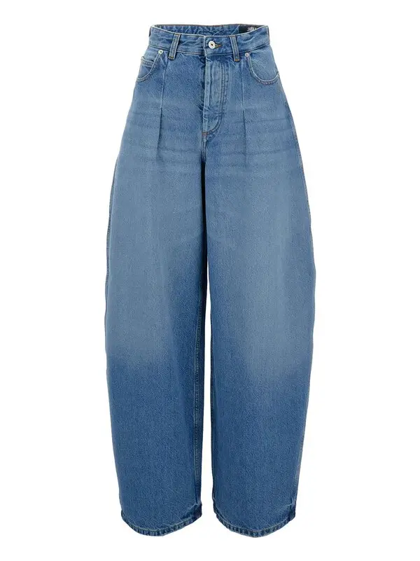 Jacquemus Jeans Le De-nimesle De-nimes Ovalo - Azzurro