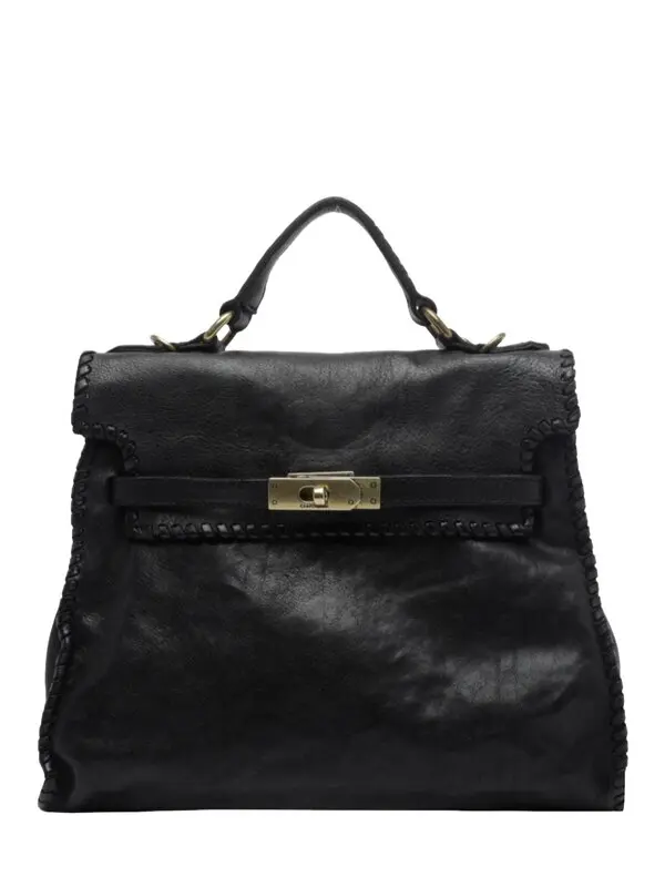 CAMPOMAGGI Top-handle Shoulder Bag - Black