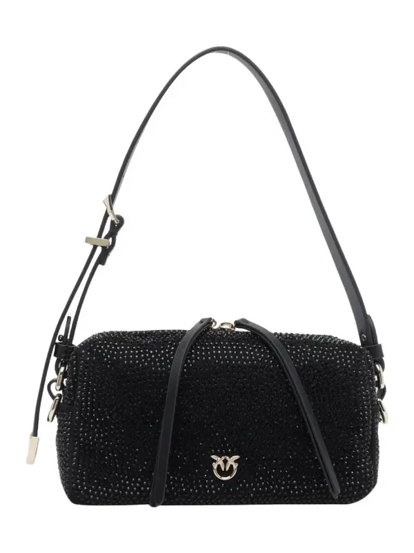 Pinko Embellished Mini Crossbody Bag - Black