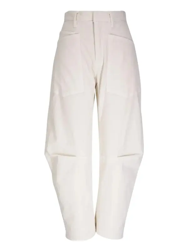 NILI LOTAN Casual Trousers With Belt Loops - White
