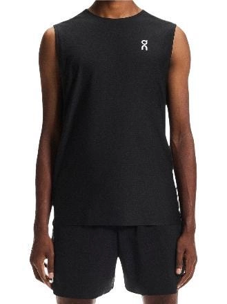 On Sleeveless Court Tank - Black