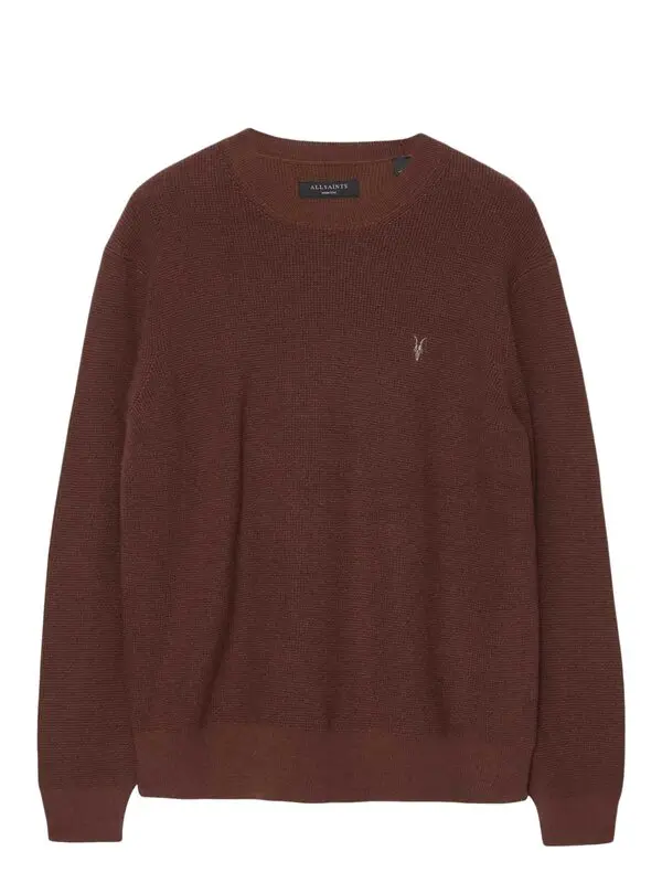 ALLSAINTS Organic Cotton-wool Blend Aspen Sweater - Brown