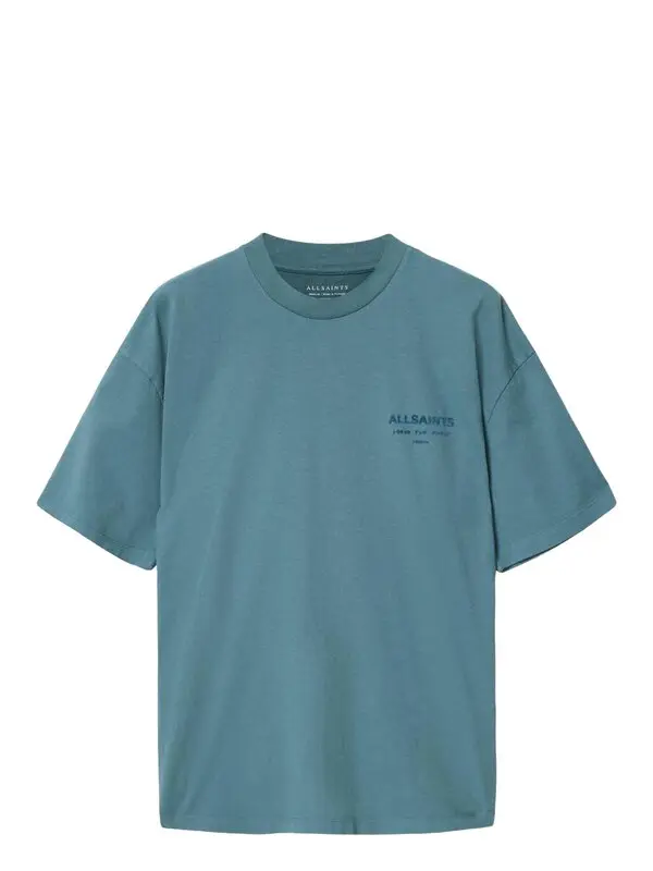 ALLSAINTS Organic Cotton Xander T-shirt - Blue