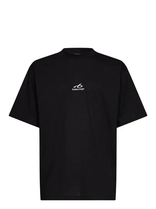 Balenciaga Black Bodysuit Medium-fit T-shirt - Multicolor