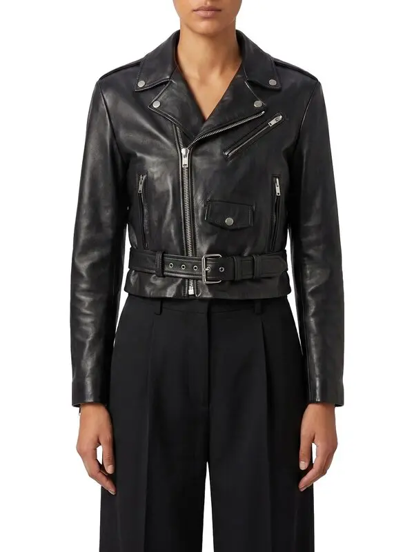 Saint Laurent Double-breasted Virgin Wool Blazer - Black