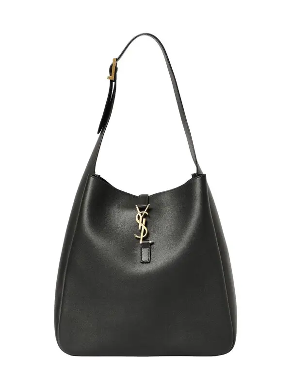 Saint Laurent Leather Shoulder Bag - Black