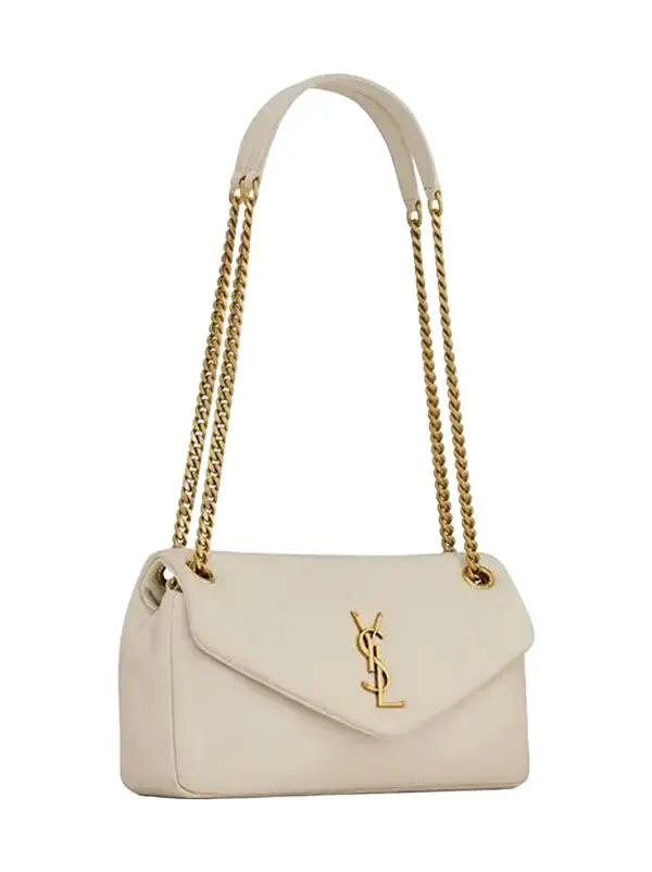 Saint Laurent Calypso Small Bag - Cream
