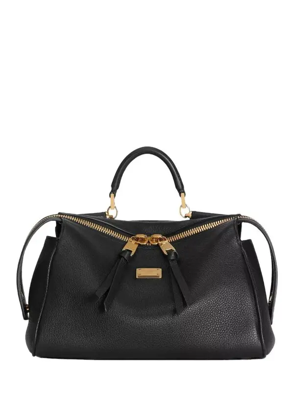 Dolce & Gabbana Calf Leather Handbag - Black