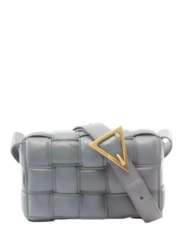 Bottega Veneta Padded Cassette Shoulder Bag - Grey