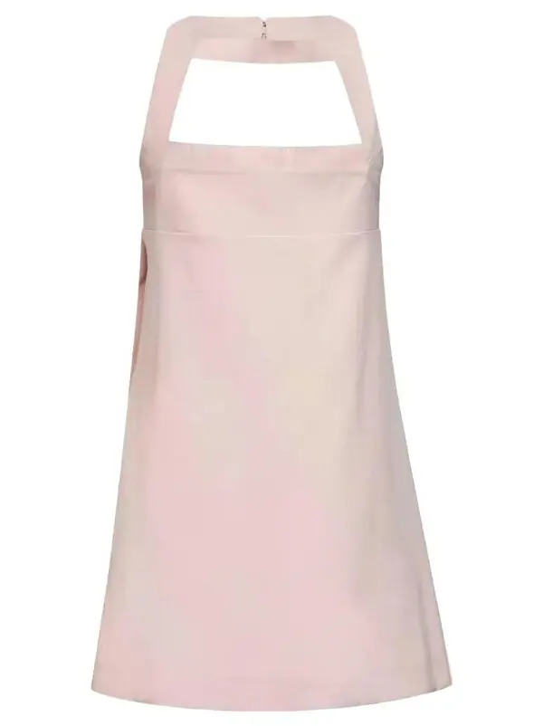 ALINA Crystal-embellished Cut-out Mini Dress - Pink
