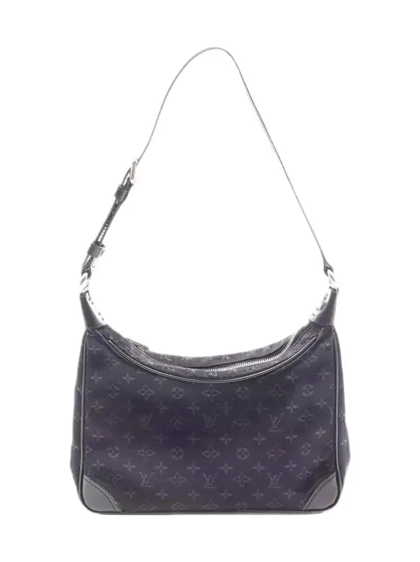 LOUIS VUITTON Monogram Little Boulogne Handbag - Black