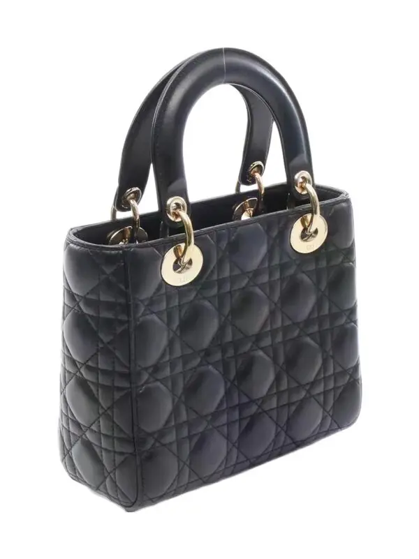 Dior Lady Tote Bag - Black