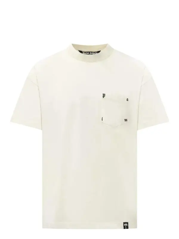 Palm Angels Palm Rib Regular T-shirt - Neutrals