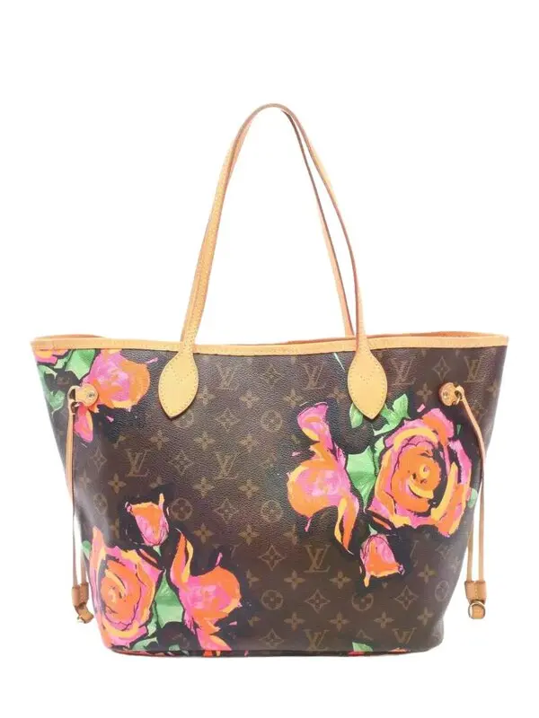LOUIS VUITTON X Stephen Sprouse Mm Neverfull Tote Bag - Brown