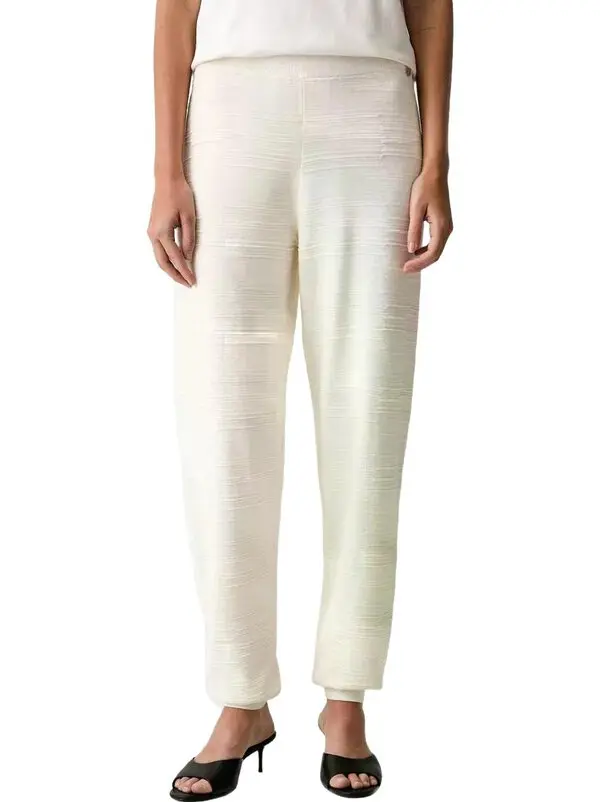 Joseph Ribkoff Textured Tapered Trousers - Neutrals