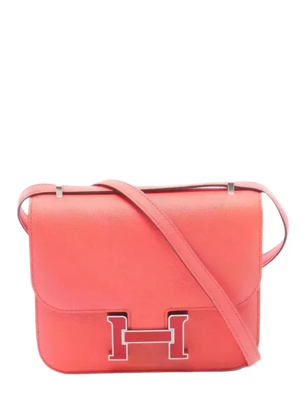 Hermès Mini Constance Shoulder Bag - Orange