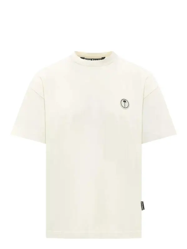 Palm Angels Palm Regular T-shirt - Neutrals