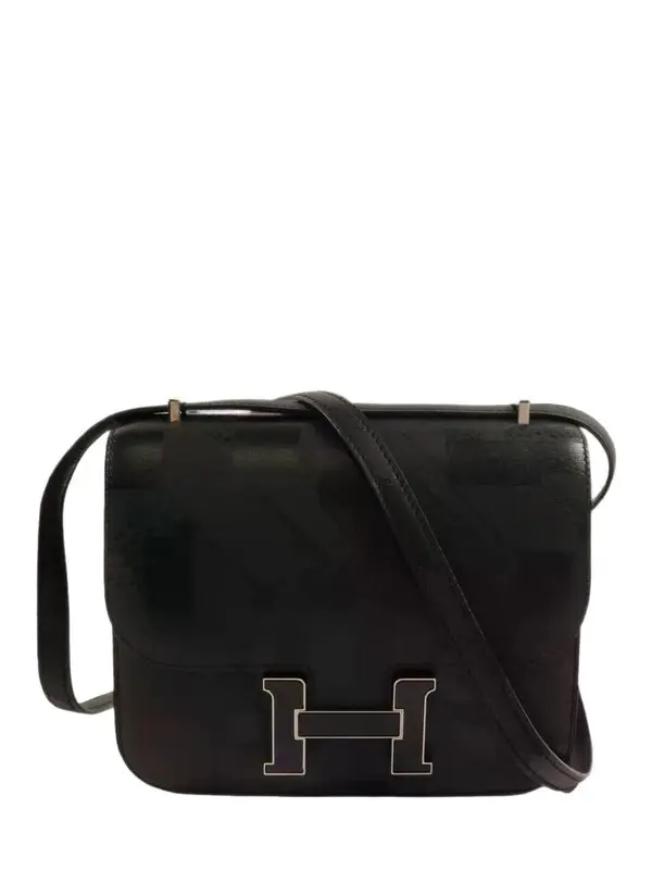 Hermès Mini Constance Shoulder Bag - Black