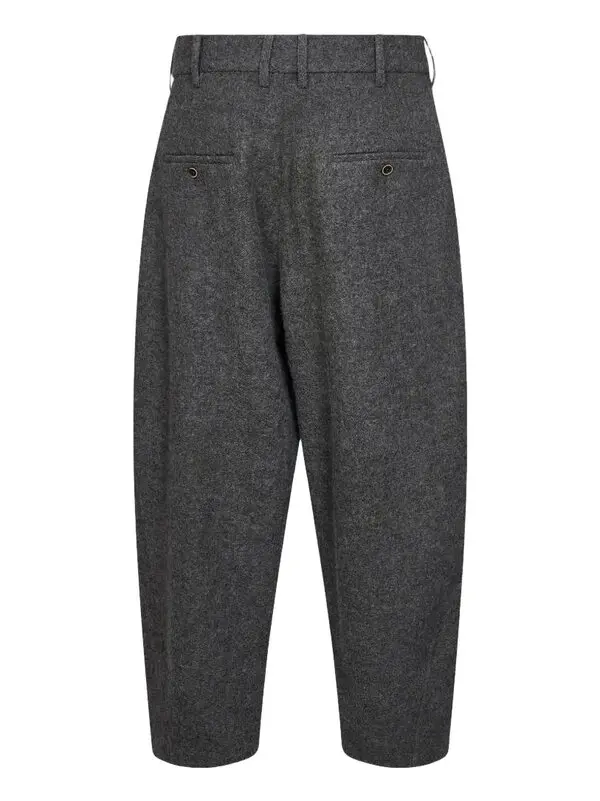 UMA WANG Pleated Trousers - Grey