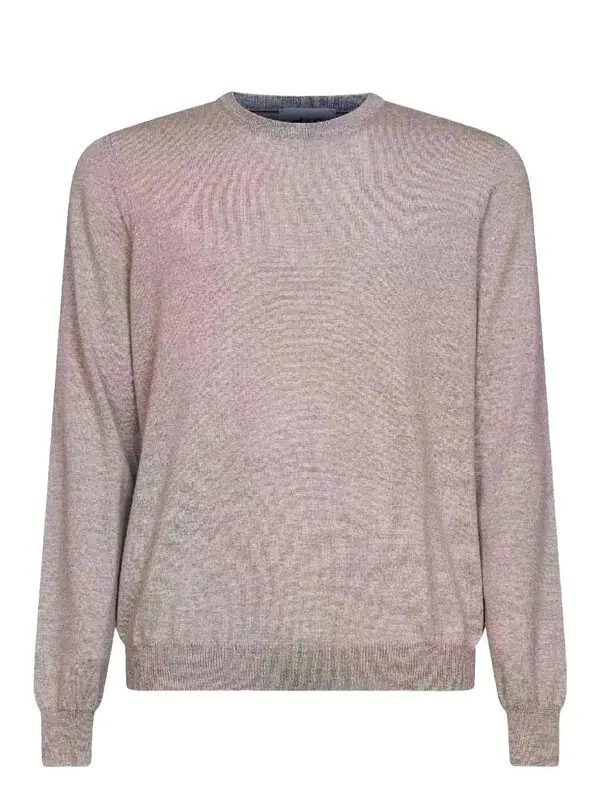 D4.0 Virgin Wool Crew-neck Sweater - Neutrals