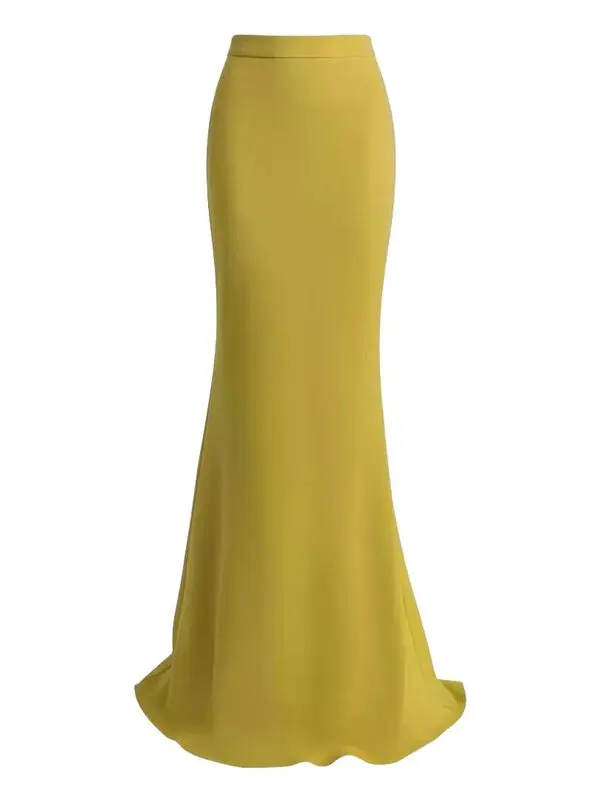 GEMY MAALOUF High-waisted Floor-length Skirt - Yellow