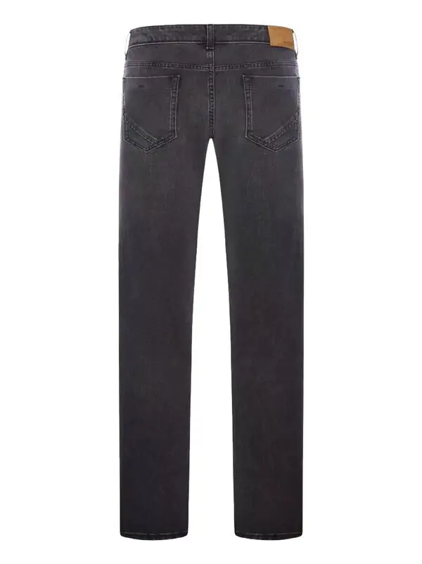 Incotex Five-pocket Straight-leg Jeans - Grey