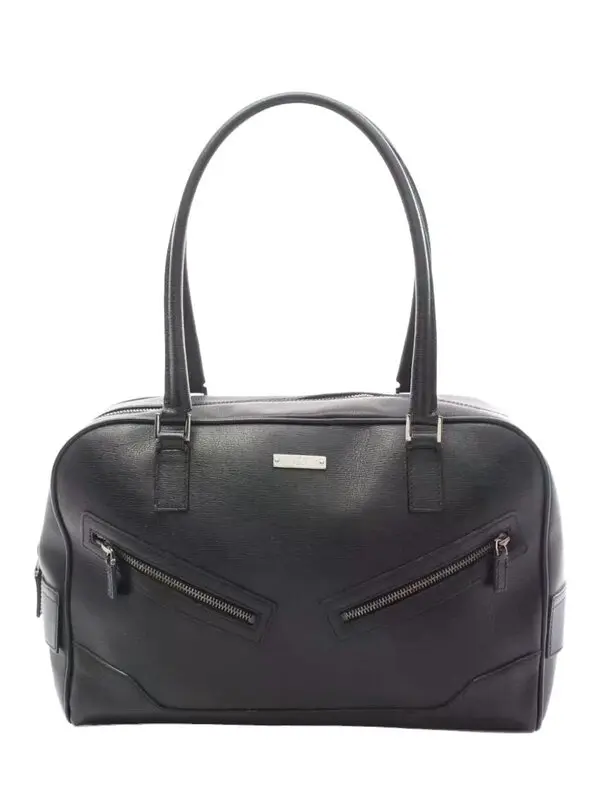 Gucci 2000s Zip-pocket Handbag - Black