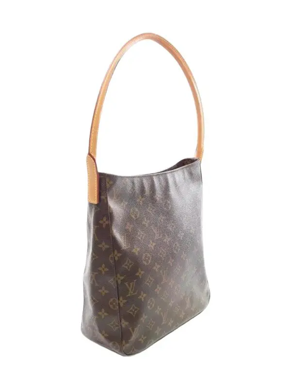 LOUIS VUITTON Monogram Canvas Looping Gm Shoulder Bag - Brown