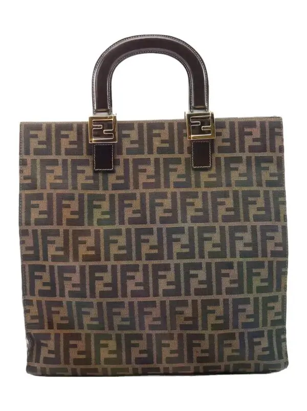 Fendi 2010s Zucca Tote Bag - Brown