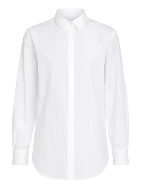 THE ROW Edrisca Cotton Shirt - White