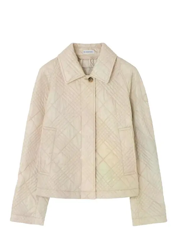 Burberry Quilted Nylon Jacket - Neutrals