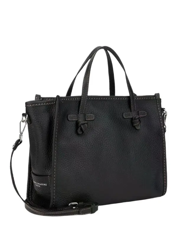 GIANNI CHIARINI Marcella Knot-detail Tote Bag - Black