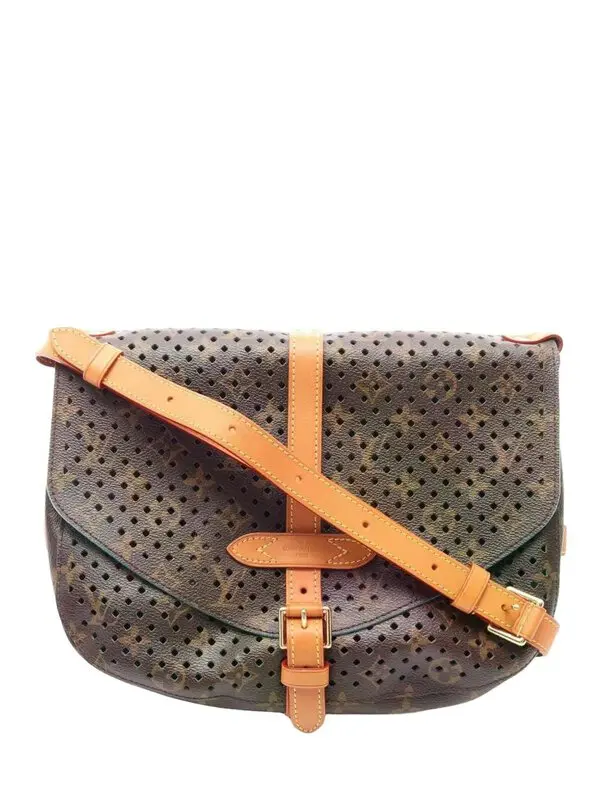 LOUIS VUITTON 30 Saumur Shoulder Bag - Brown
