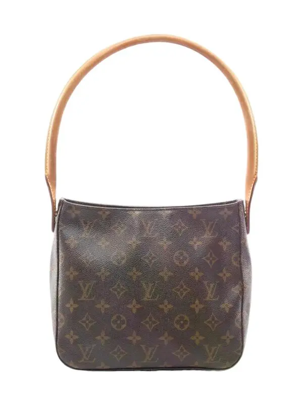 LOUIS VUITTON Looping Mm Monogram Shoulder Bag - Brown