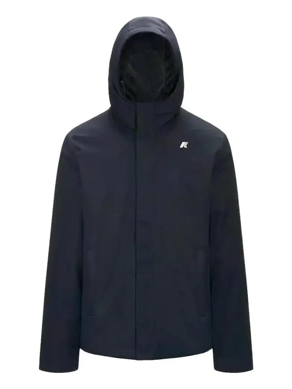 K-WAY Jacko Hooded Jacket With Primaloft Padding - Blue