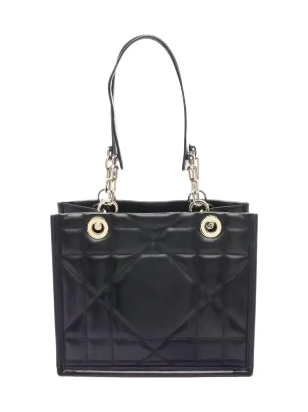 Dior Archicannage Quilted Leather Shoulder Bag - Black