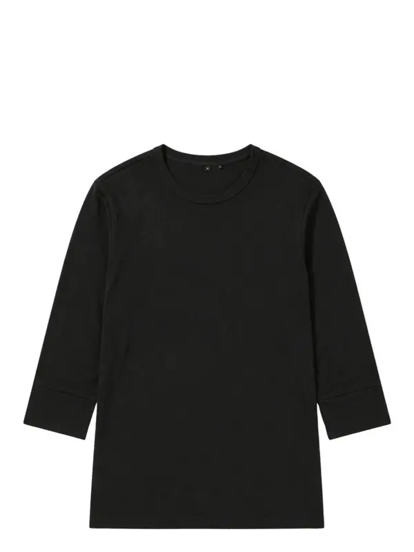 THOM KROM Long-sleeve Crewneck T-shirt - Black