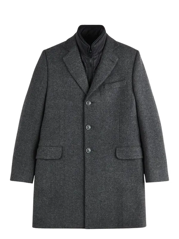 FAY Wool-blend Coat - Brown