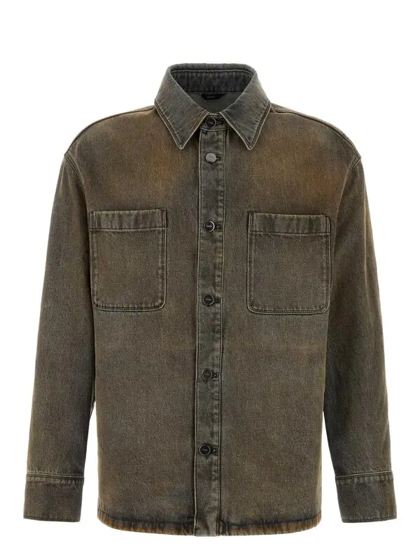 Fendi Cotton Denim Jacket - Camel