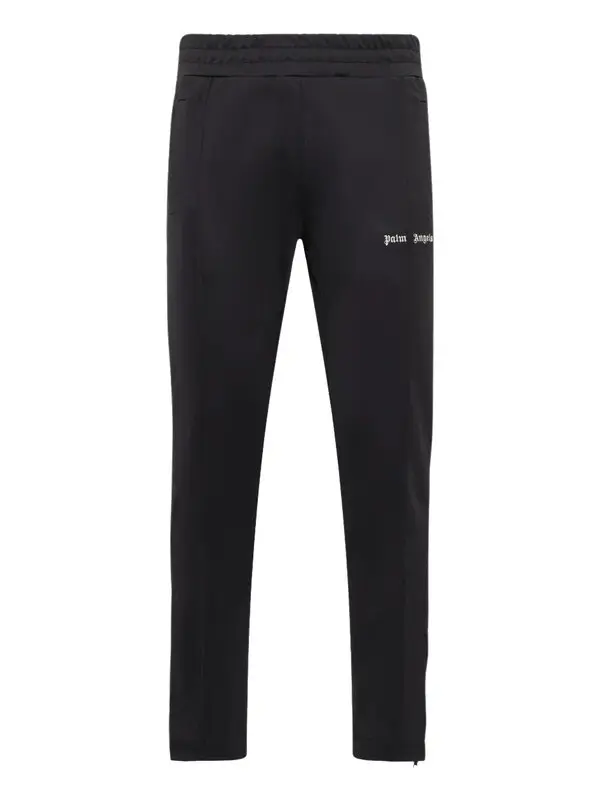 Palm Angels Palm Logo Tailored Trousers - Black