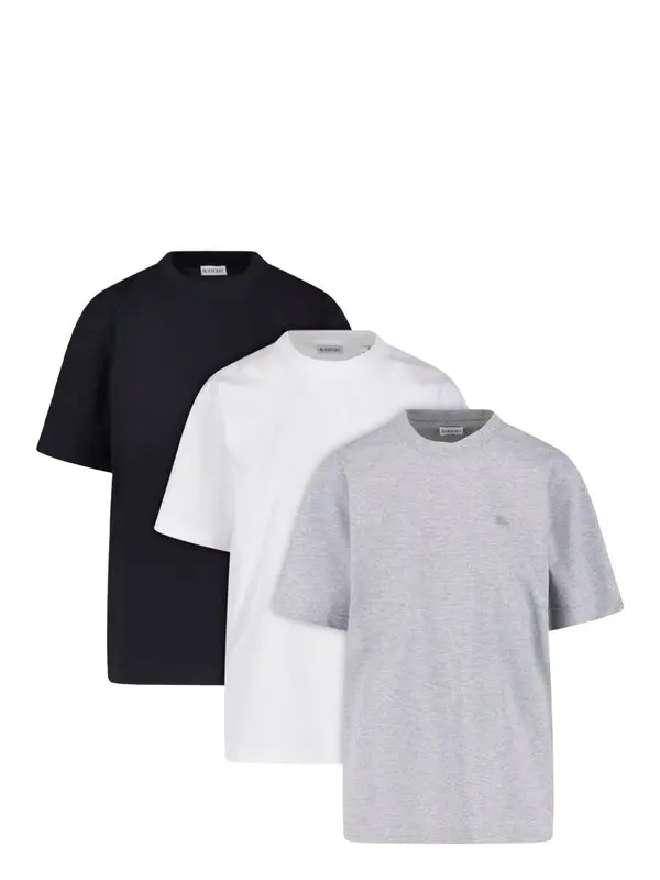 Burberry 100% Cotton Graphic T-shirt - Multicolor