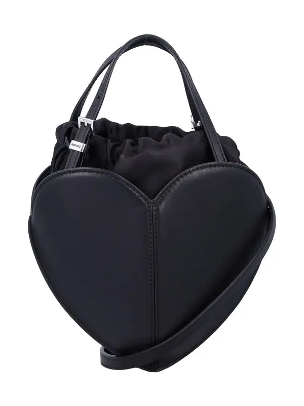 ROTATE BY BIRGER CHRISTENSEN Sheep Leather Shoulder Bag - Nero