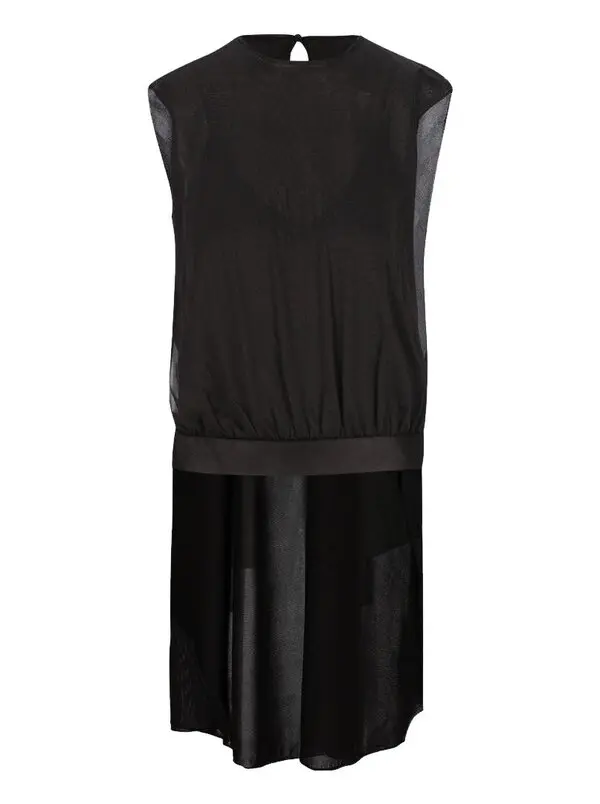 Fendi Satin Silk Top - Black
