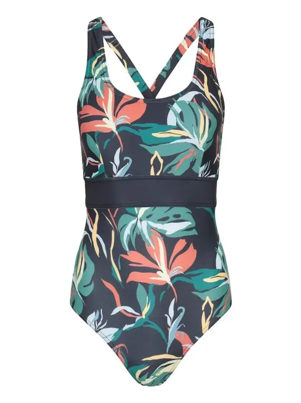 Mountain Warehouse Floral One-piece Swimsuit - Teal