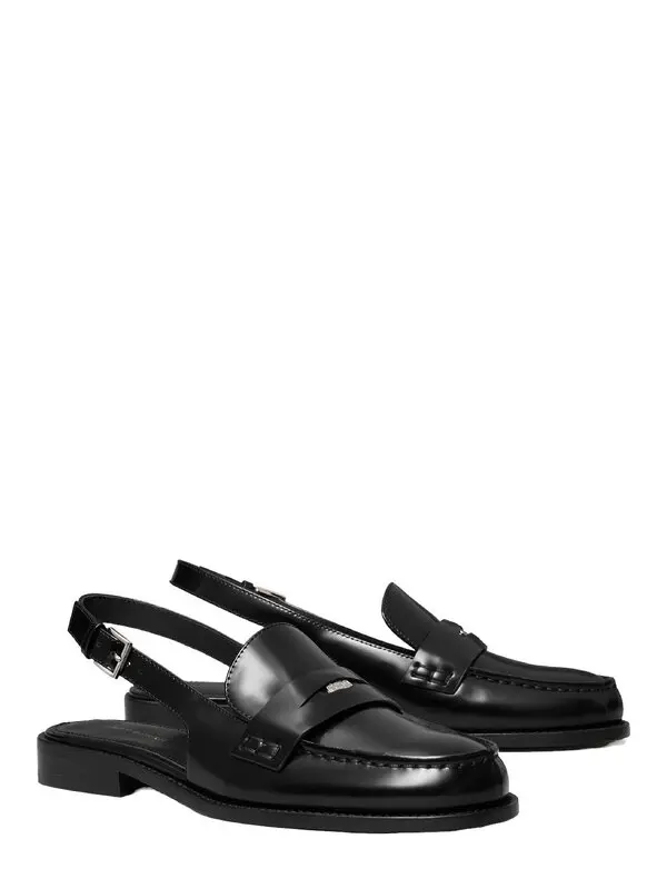 Tory Burch Classic Penny Slingback Loafer - Perfect Black