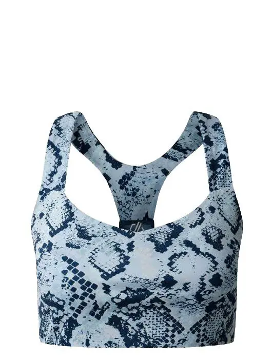 DARE 2B Swift Iii Snake Print Sports Bra - Skyway