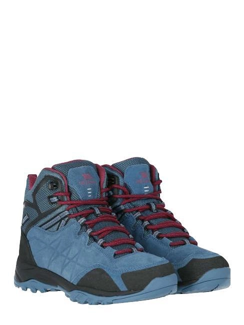 TRESPASS Nairne Suede Waterproof Walking Boots - Teal