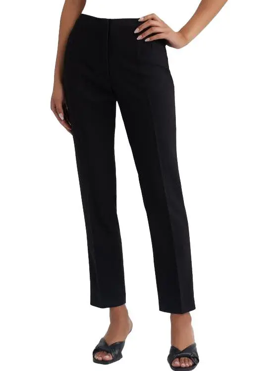 OPEN EDIT High Waist Cigarette Pants - Black