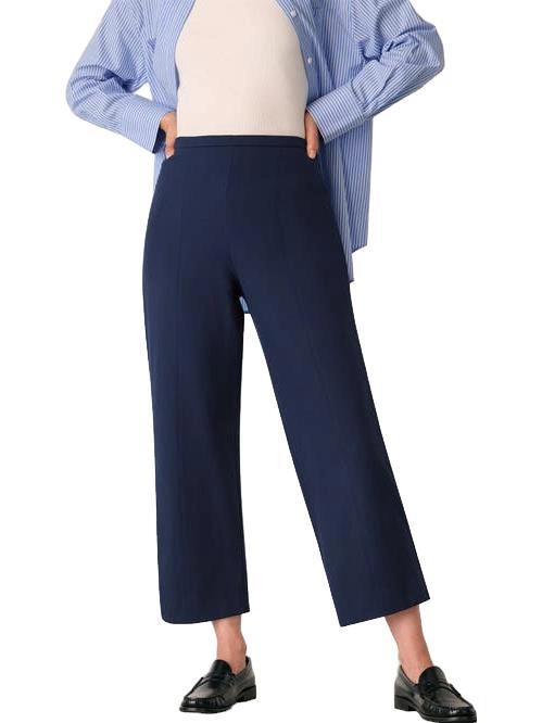 Whistles Camilla Wide Leg Trouser - Navy
