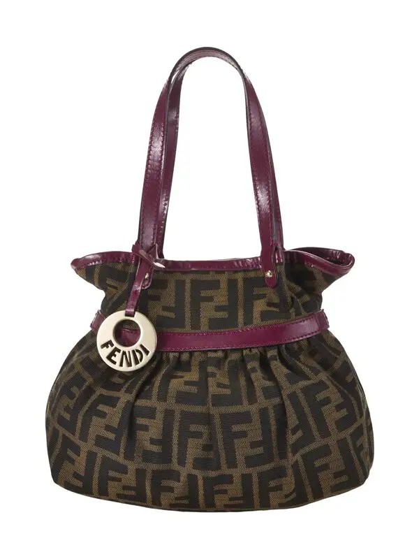 Fendi Zucca Handbag - Brown